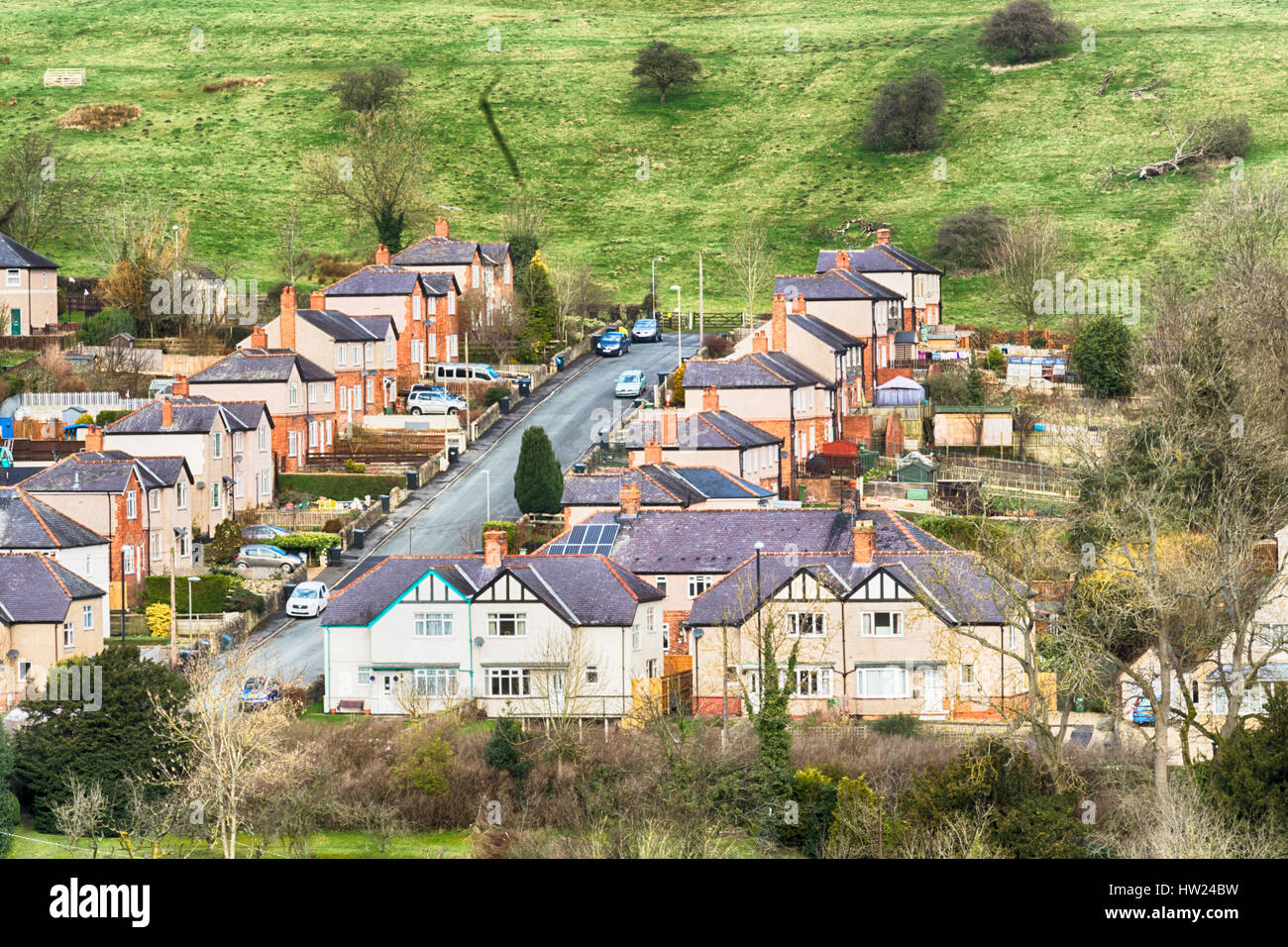 Houses and rooftops Stock Photo - Alamy