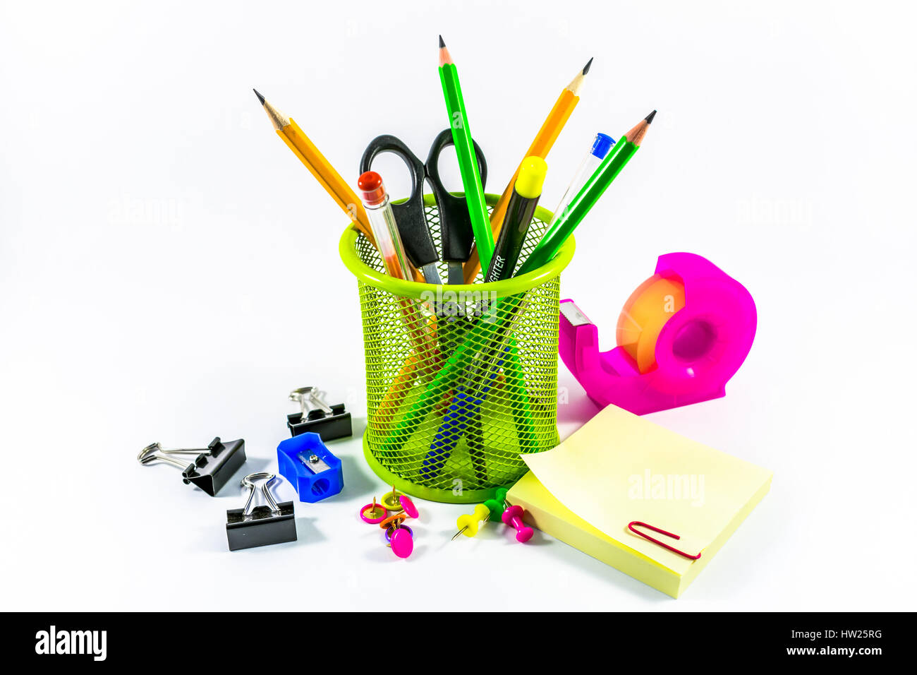 Binder clip drawing pin Cut Out Stock Images & Pictures - Alamy