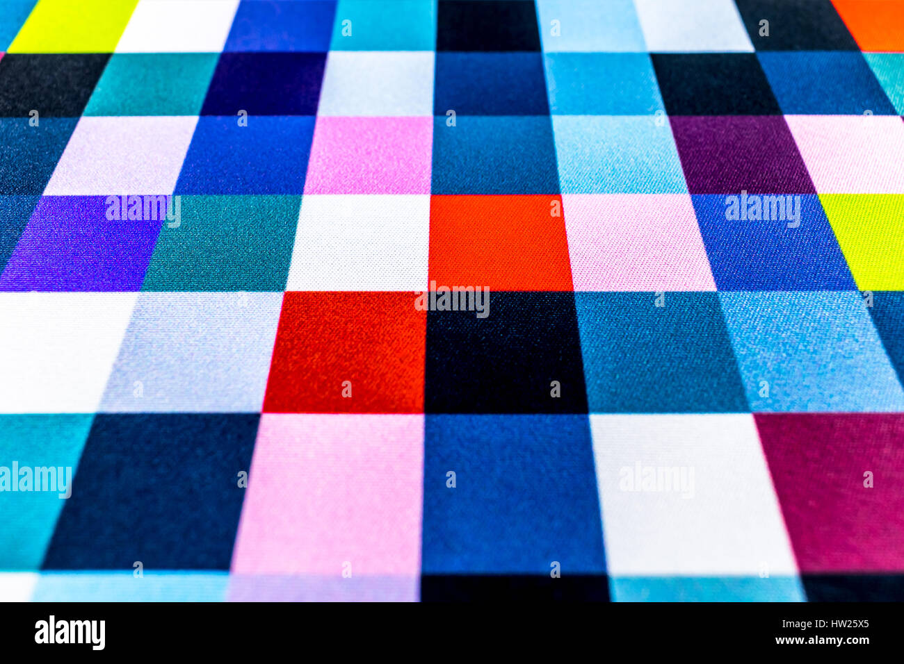 Colorful square pattern Stock Photo - Alamy
