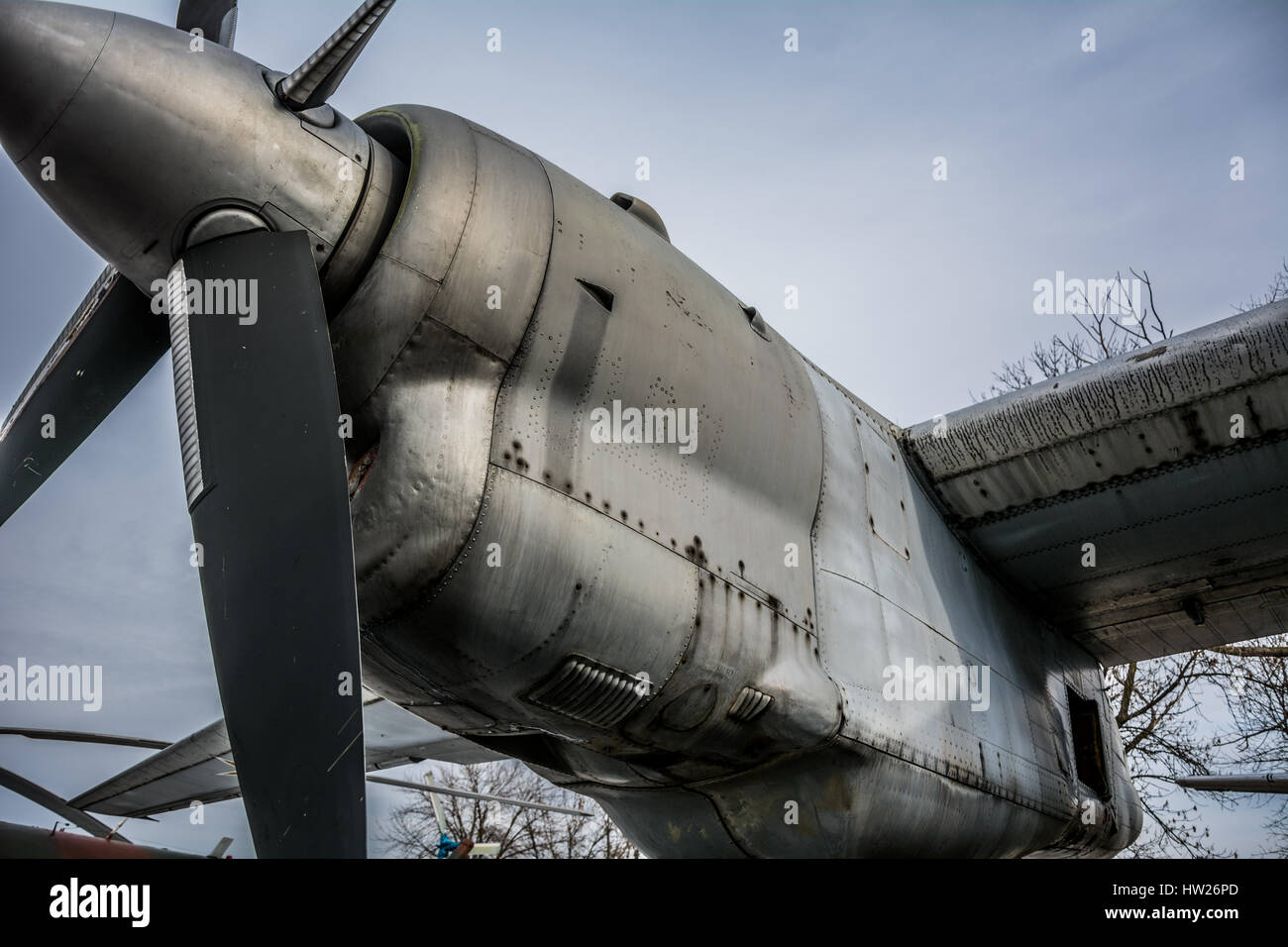 Propeller of old airplane Stock Photo - Alamy