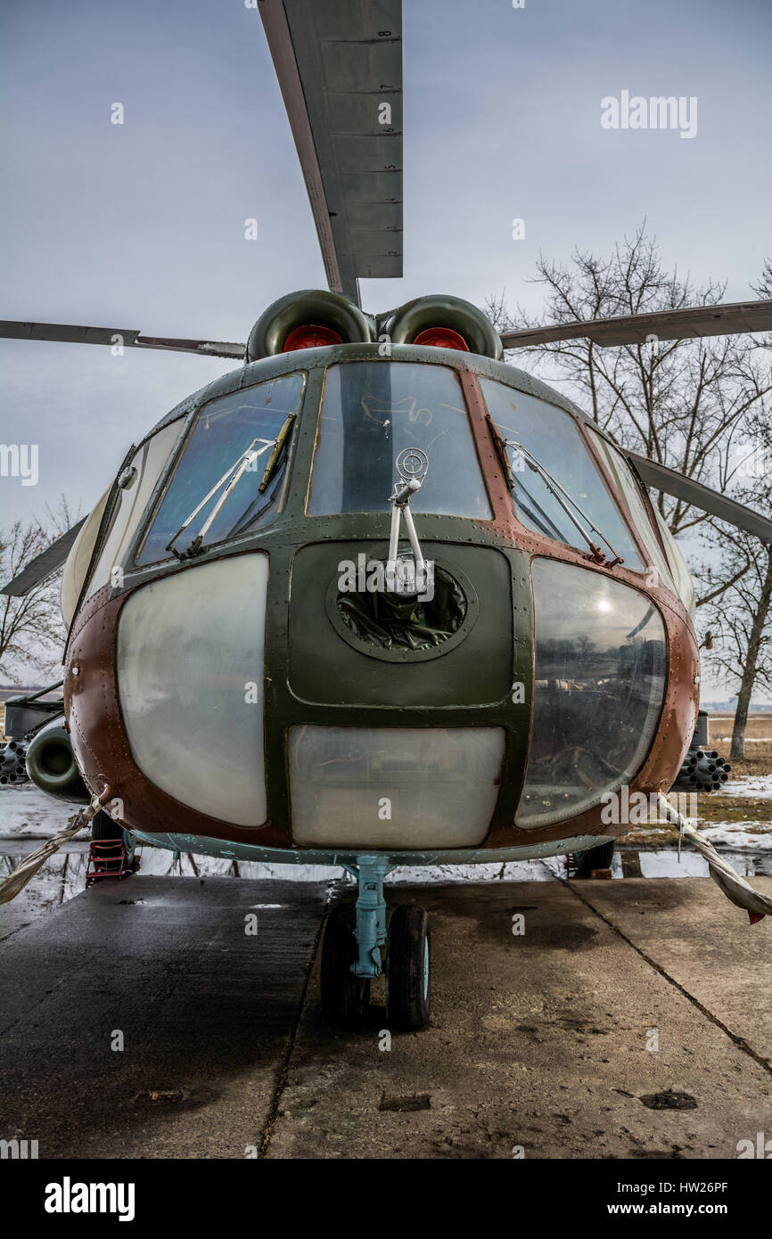 Military helicopter in combat flight hi-res stock photography and ...