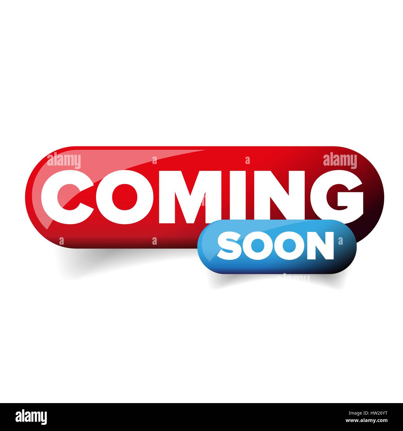 Coming soon vector button Stock Vector Image & Art - Alamy