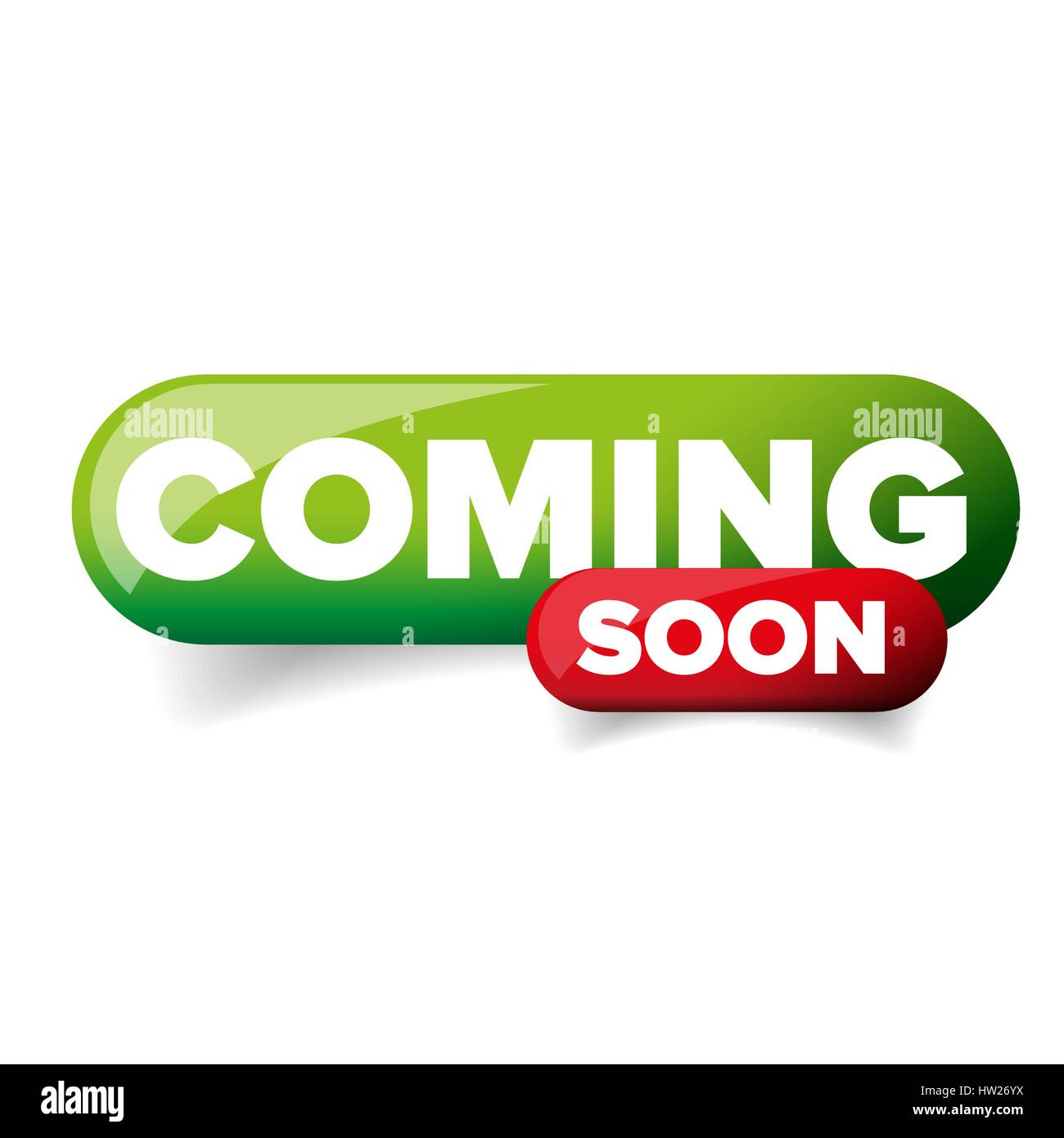 Coming soon vector button Stock Vector Image & Art - Alamy