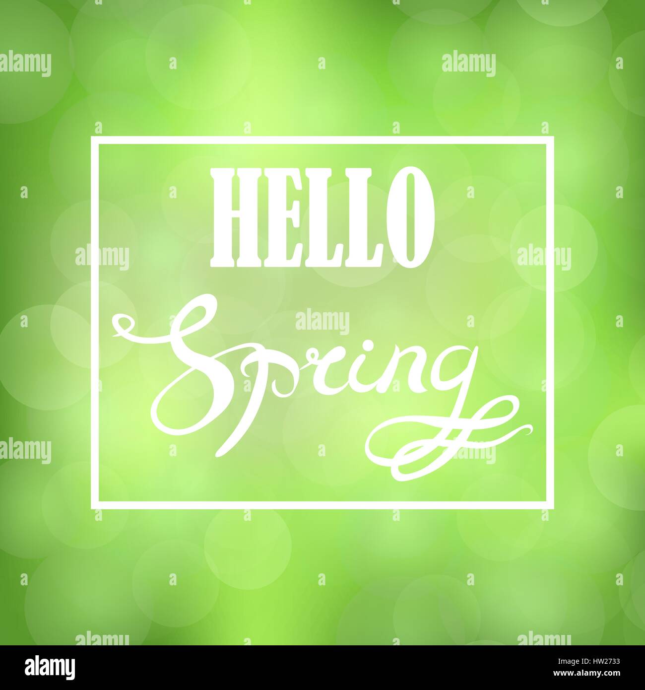 Spring Lettering Design Stock Vector Image & Art - Alamy