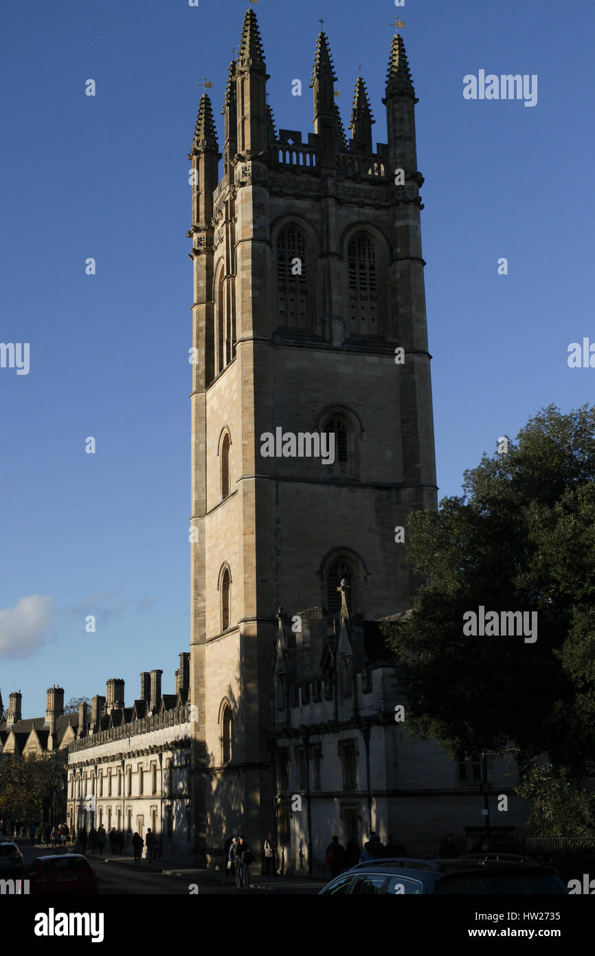 Magdalen Tower,Magdalen College, Oxfordr Stock Photo - Alamy