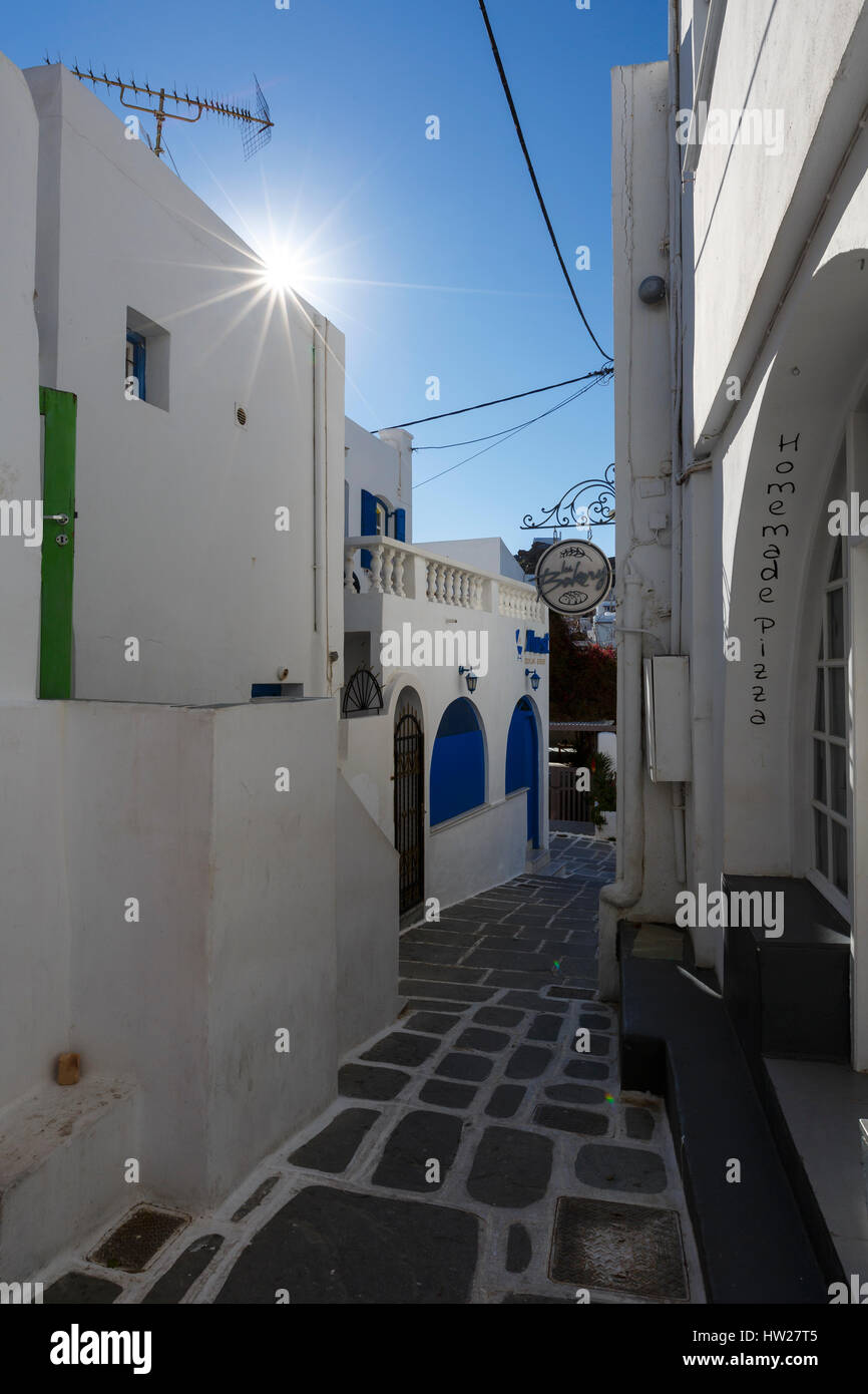 Chora village on ios island hi-res stock photography and images - Alamy