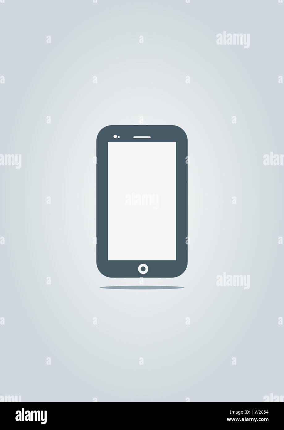 Simple Smartphone Icon Stock Photo - Alamy