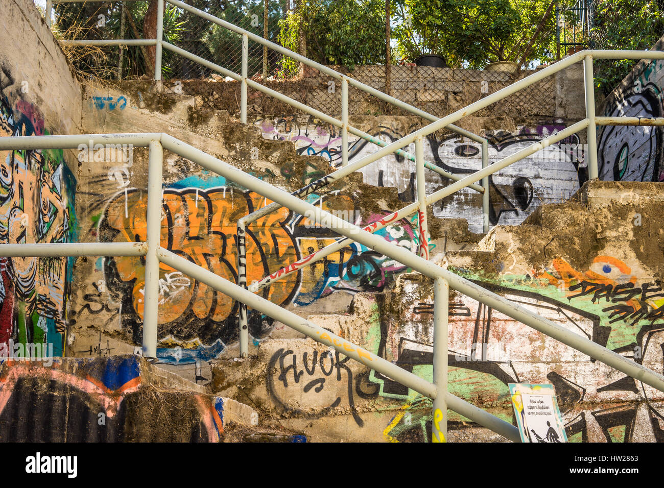 Athens neighborhood Exarcheia features more graffiti and anarchists ...
