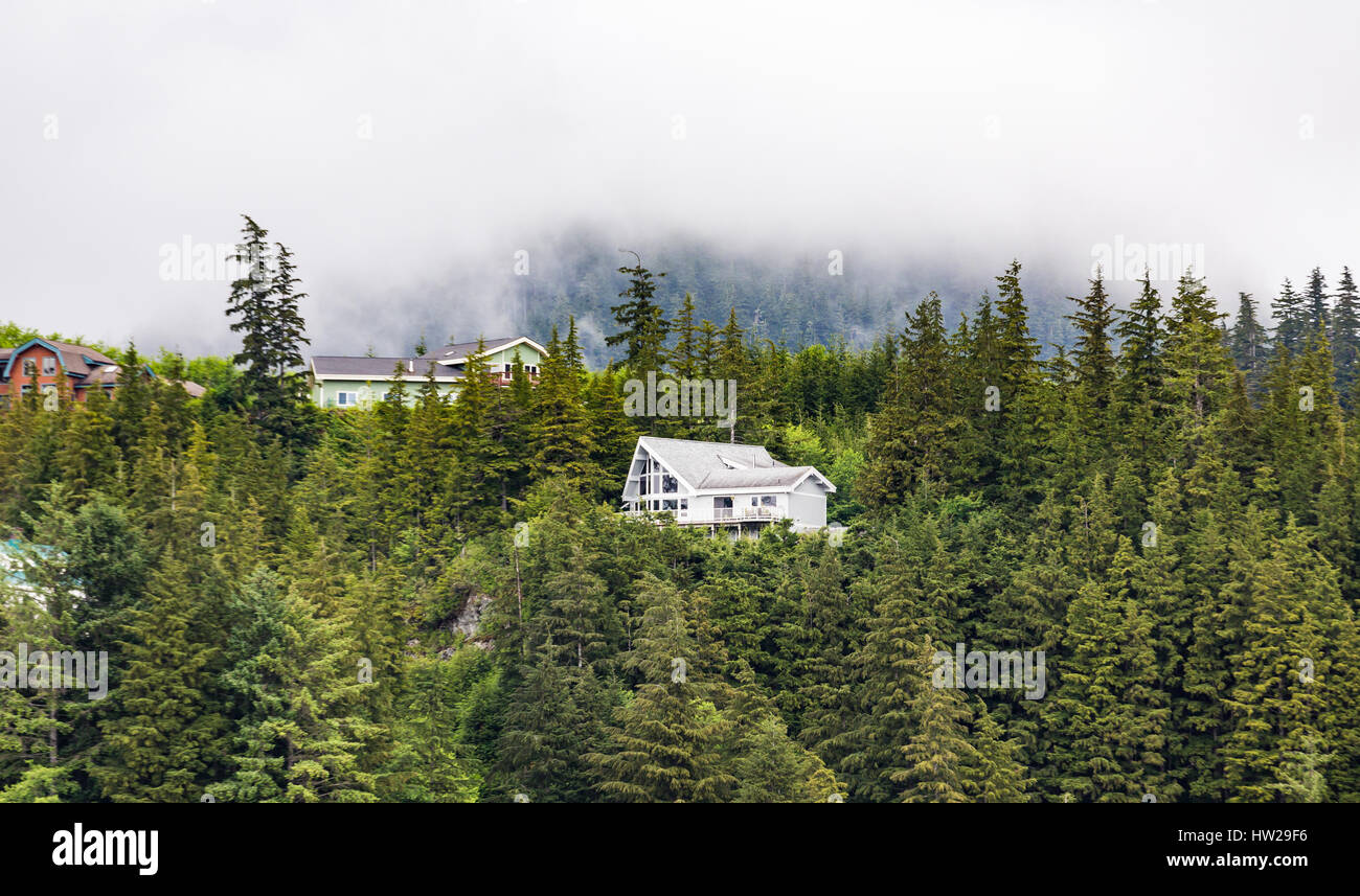 Colorful Buildings in Ketchikan Alaska Stock Photo - Alamy