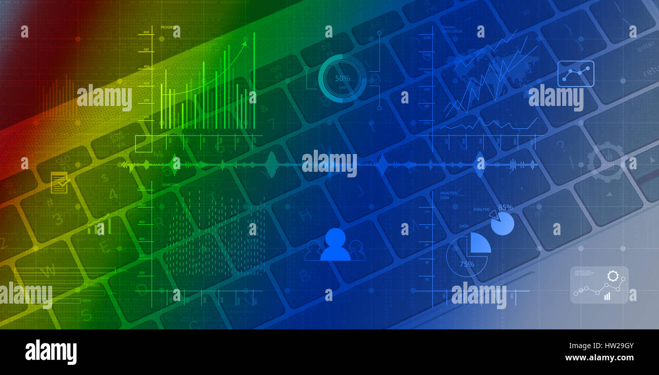 Digital Background with Keyboard close up in background Stock Photo - Alamy