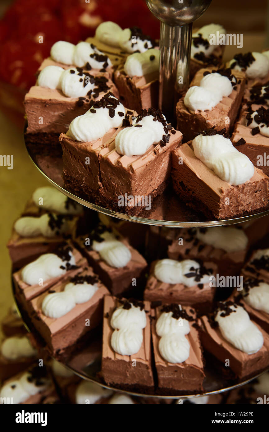 Cake buffet for a birthday party Stock Photo - Alamy