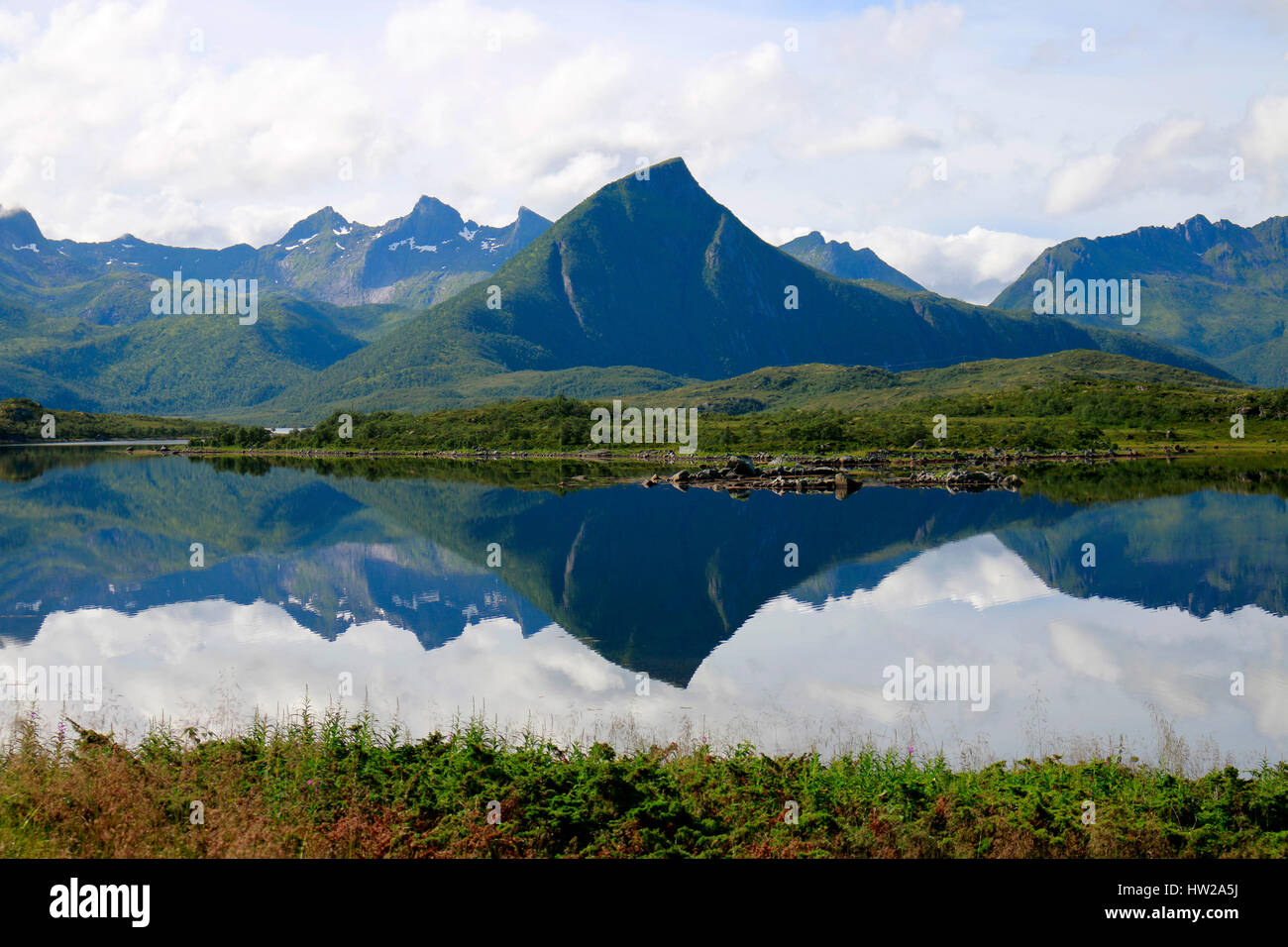 Impressionen: Laukvik, Lofoten, Norwegen Stock Photo - Alamy