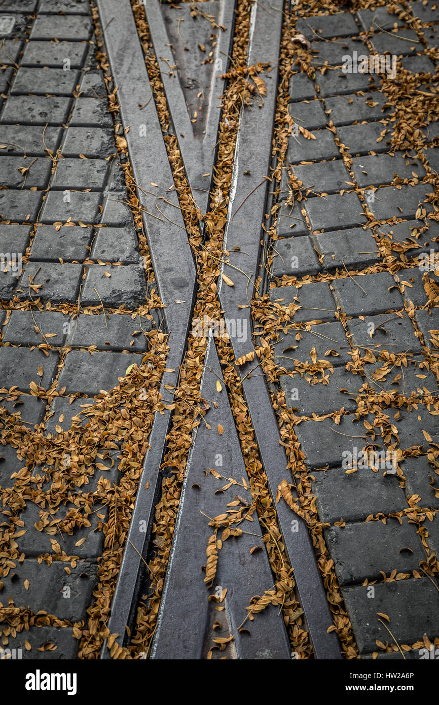 cross rail lines Stock Photo - Alamy