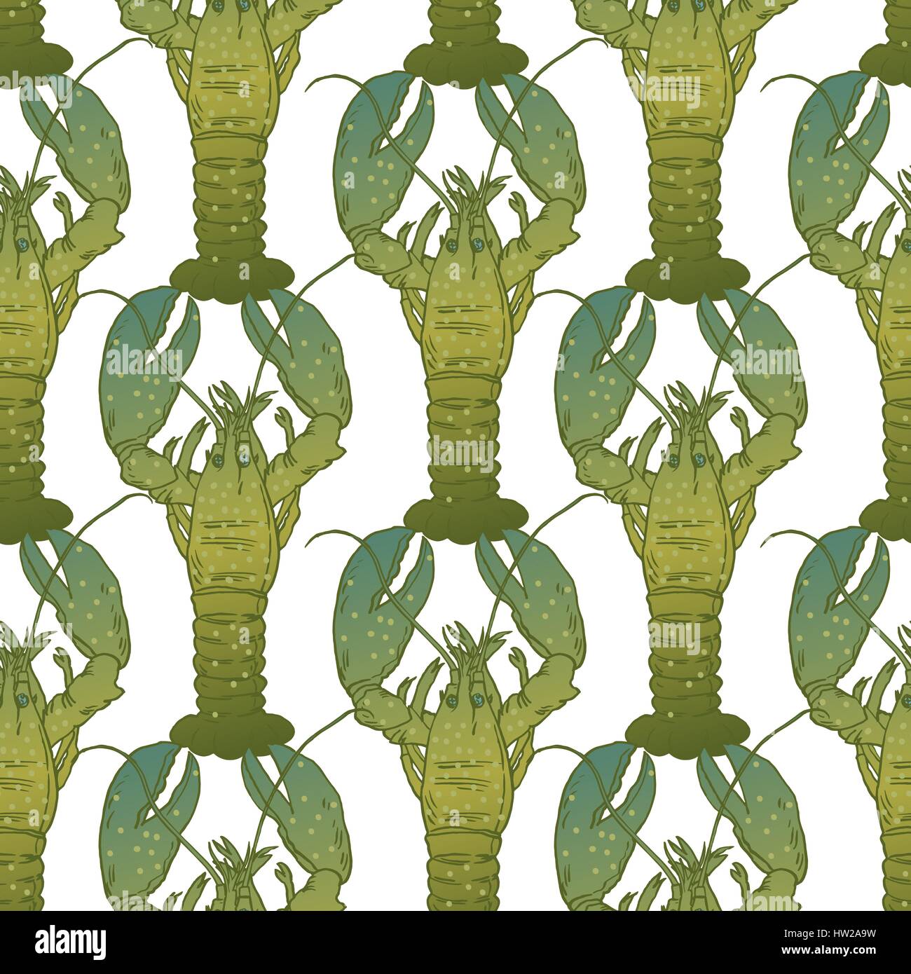 American Lobster, Vector illustration for artwork in small sizes Stock ...