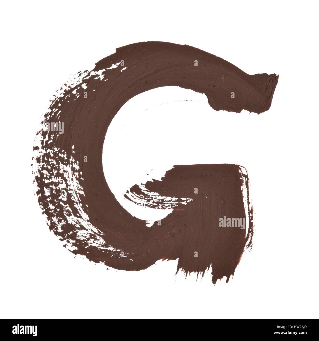 G - Color letters isolated over the white background Stock Photo - Alamy