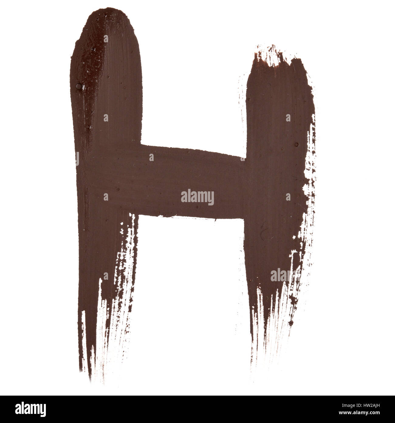 H - Color letters isolated over the white background Stock Photo - Alamy