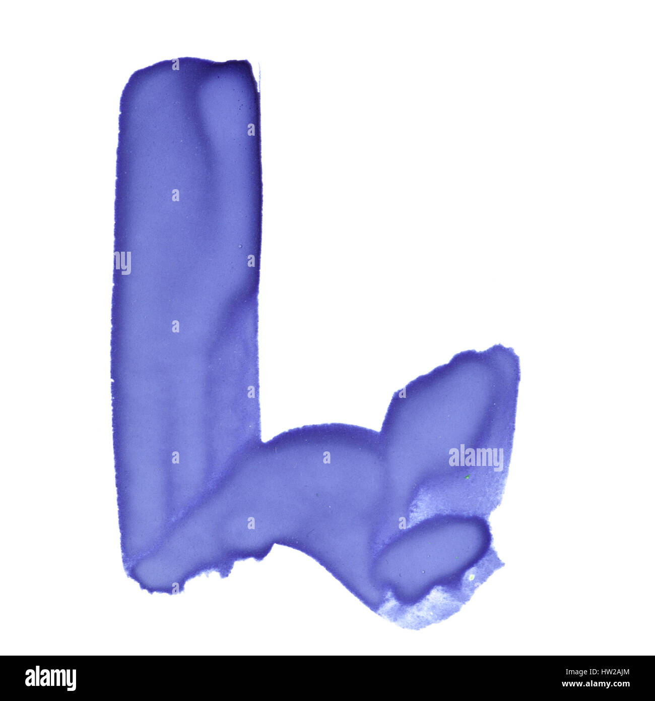 L - Color letters isolated over the white background Stock Photo - Alamy