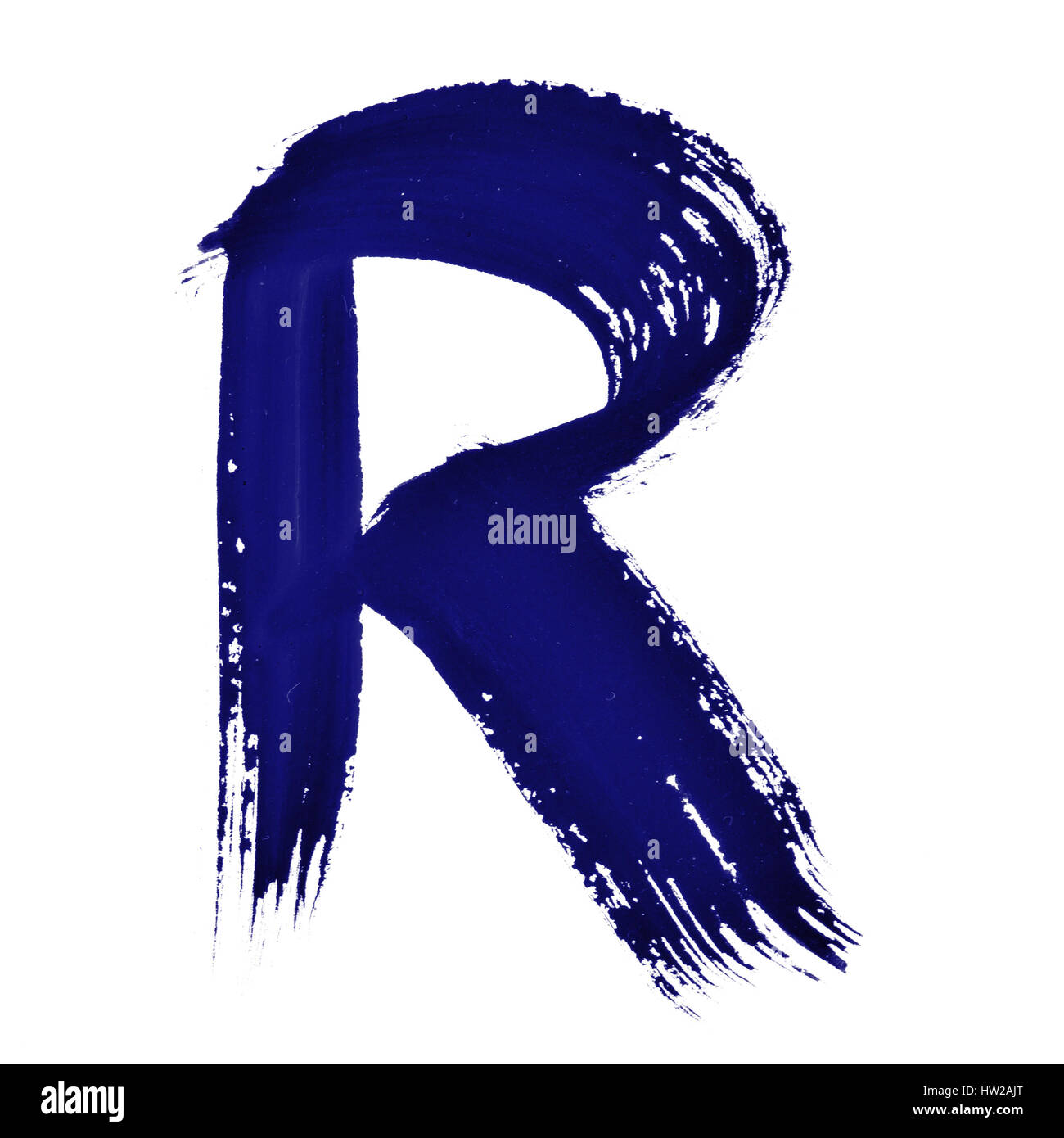 R - Color letters isolated over the white background Stock Photo - Alamy
