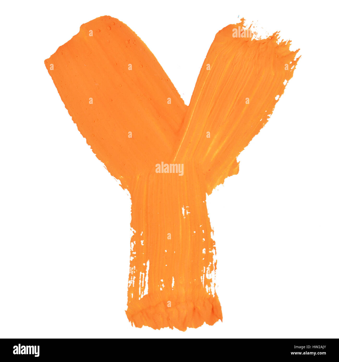 Y - Color letters isolated over the white background Stock Photo - Alamy