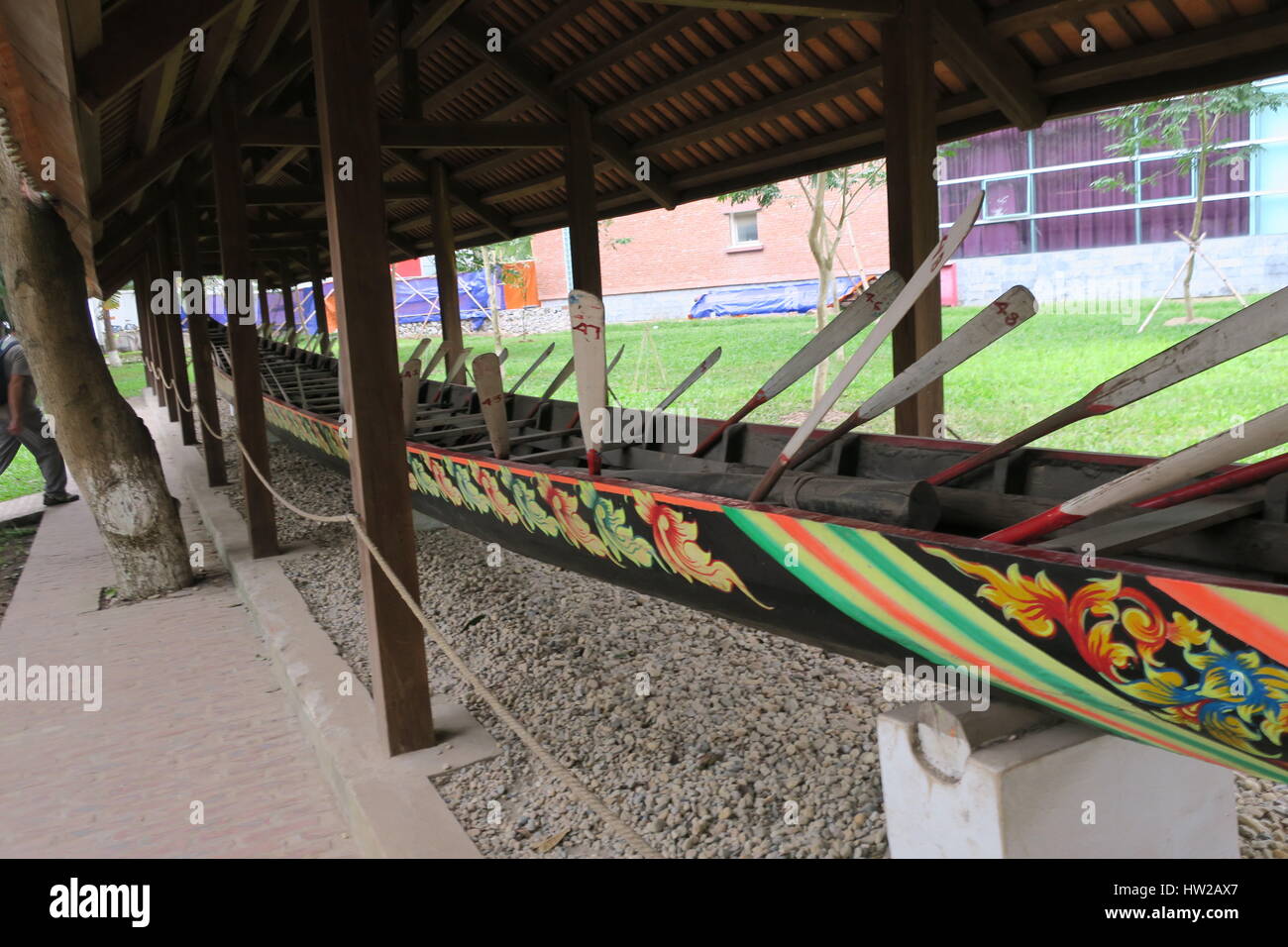 Vietnam museum of ethnology in Hanoi Stock Photo - Alamy