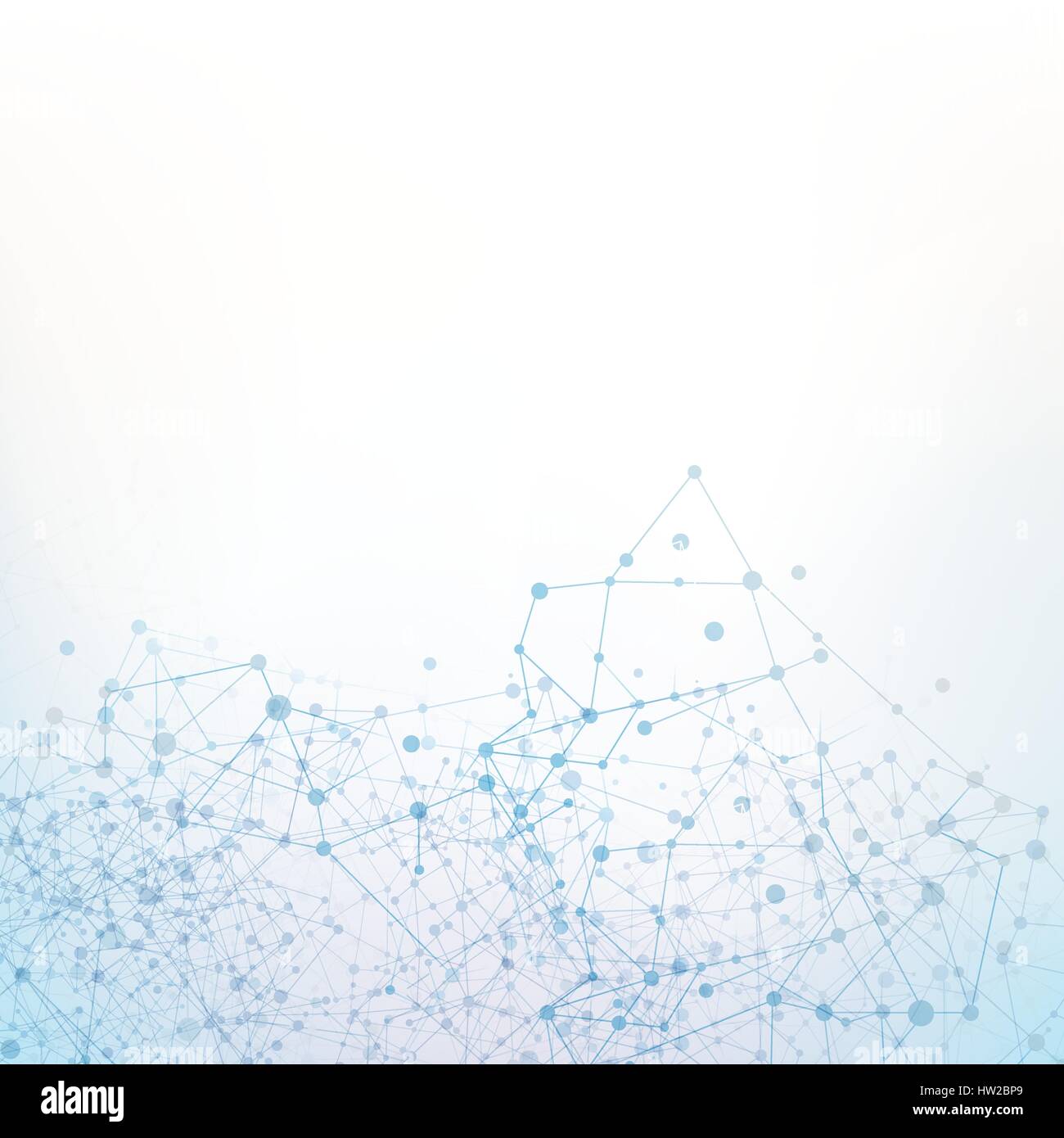 Abstract background network connect concept with dot and link line ...