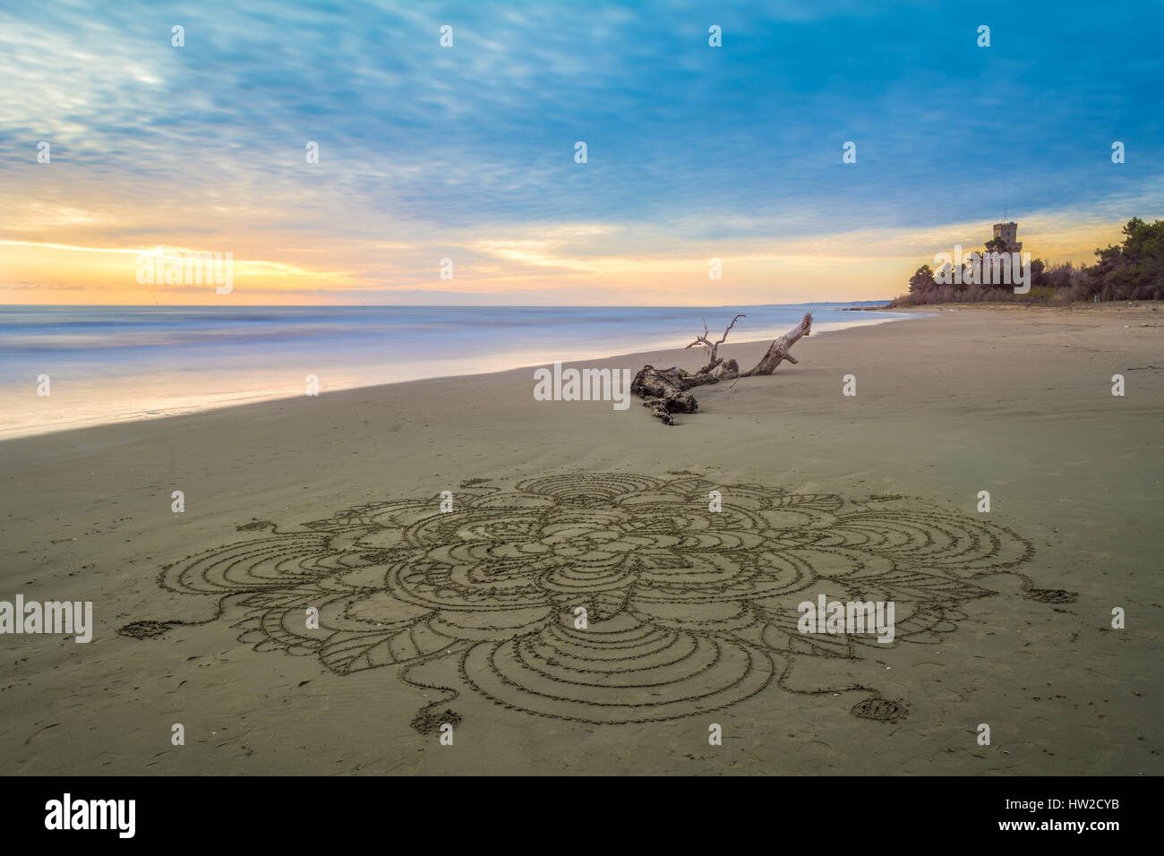 Pineto (Abruzzo, Italy) - The sunrise on the Adriatic sea, from the ...