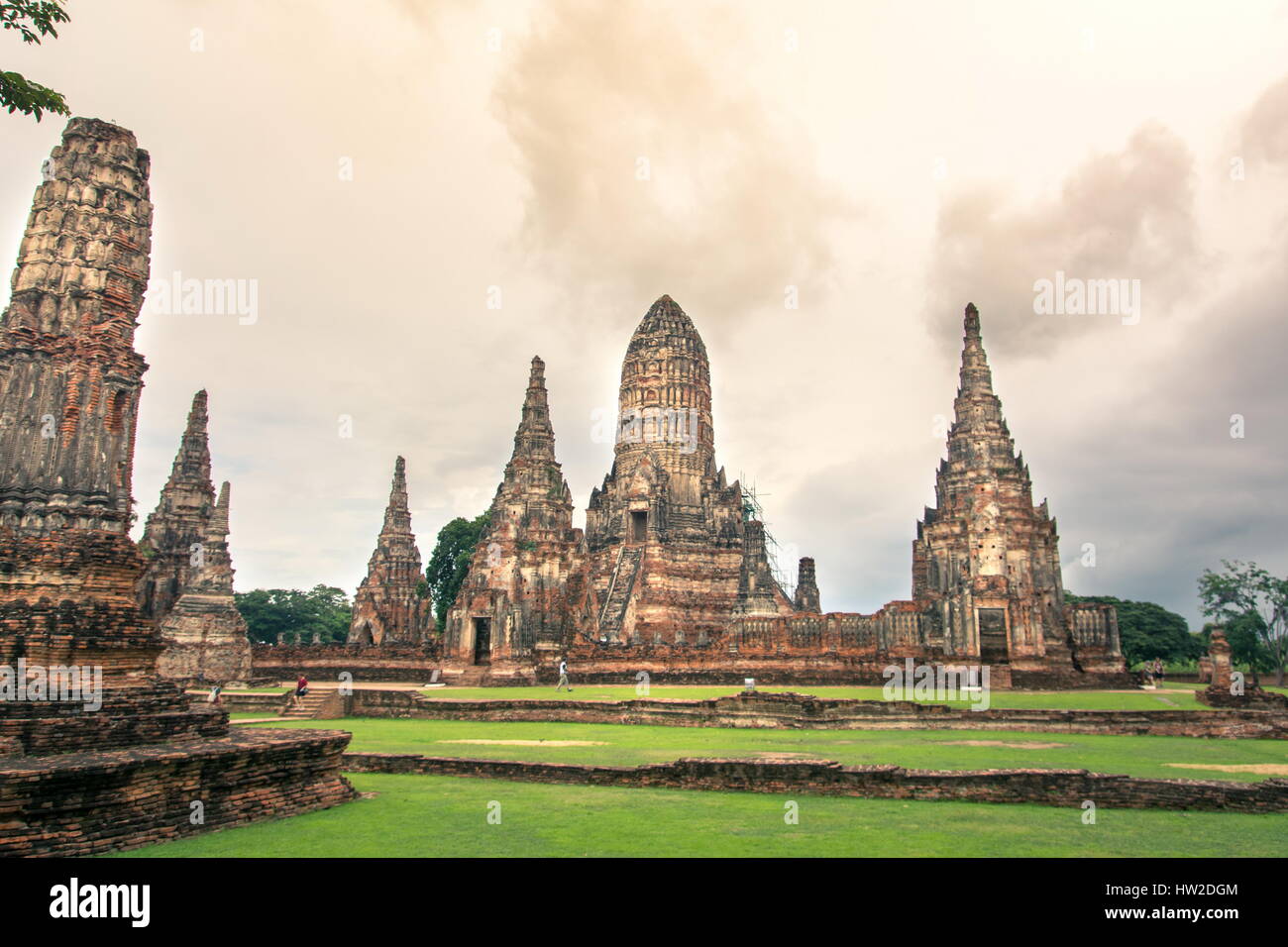 Ayutthaya city ancient ruins in Thailand, travel spot Stock Photo - Alamy