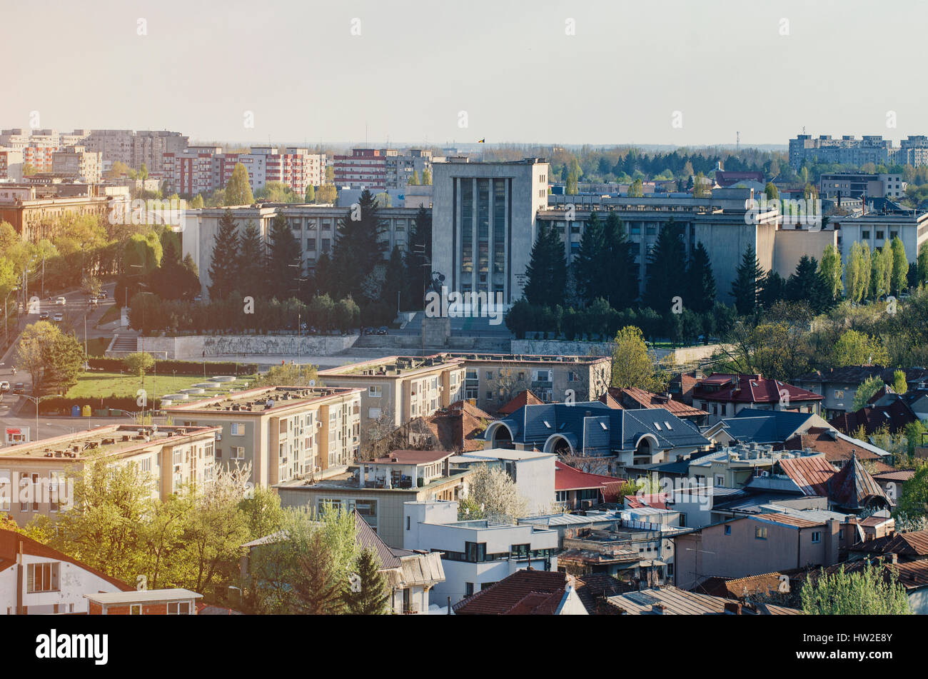 Bucharest city center in summer Stock Photo - Alamy