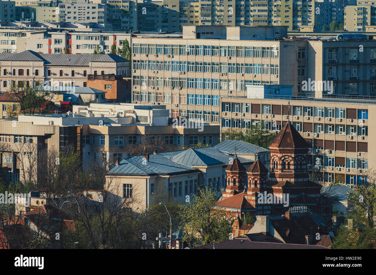 Bucharest city center in summer Stock Photo - Alamy