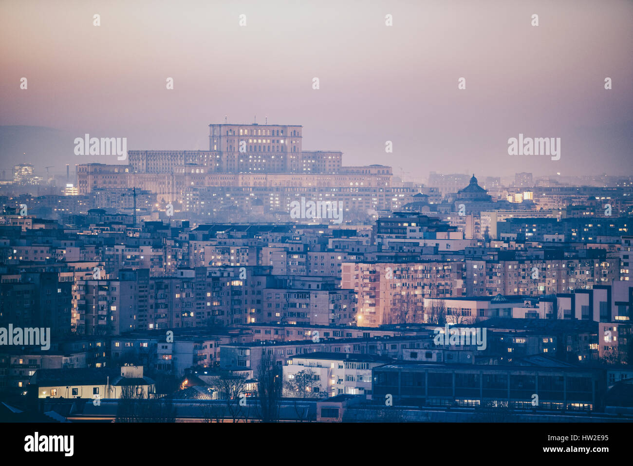 Aerial view of bucharest architecture hi-res stock photography and ...
