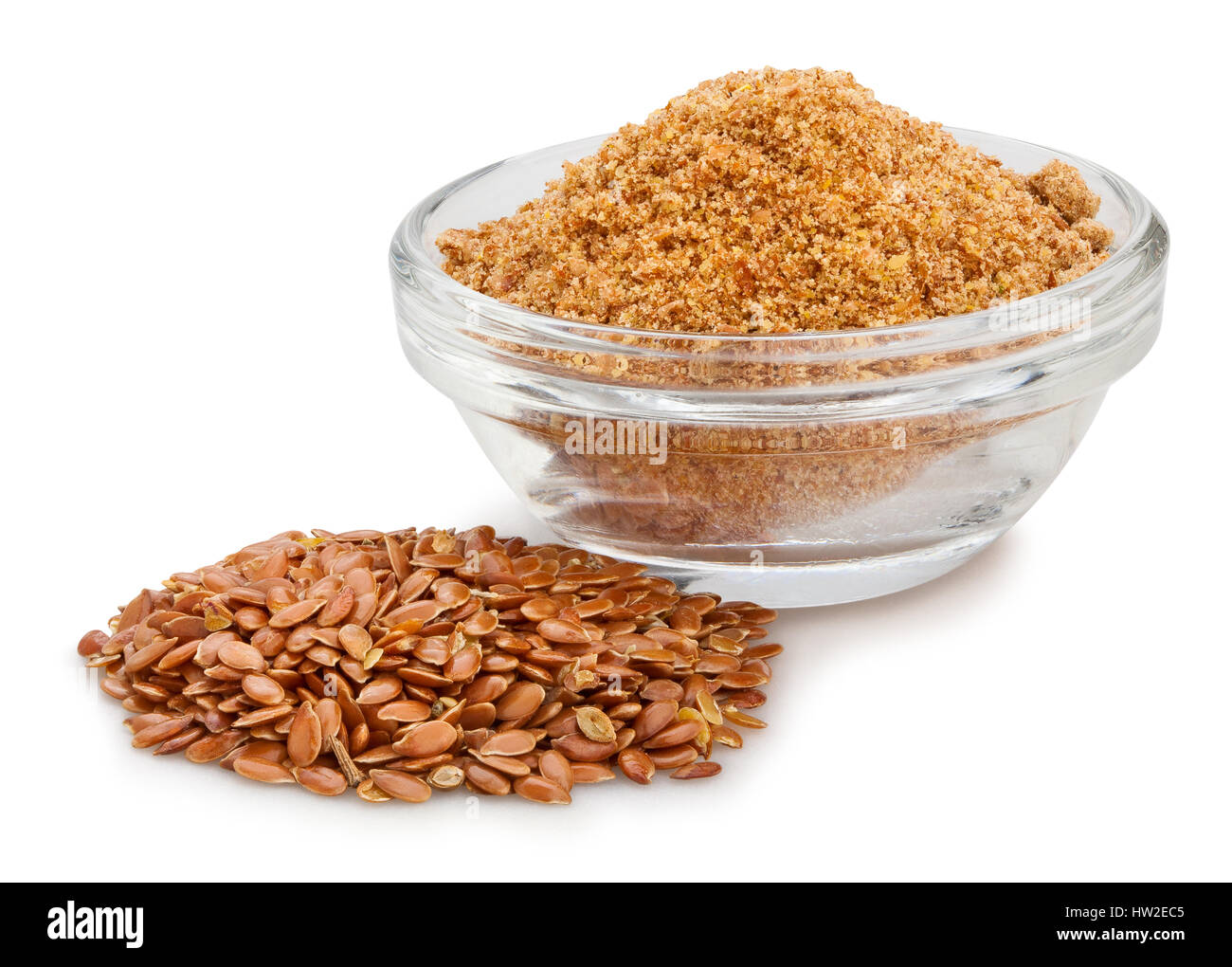 flax seeds isolated Stock Photo - Alamy