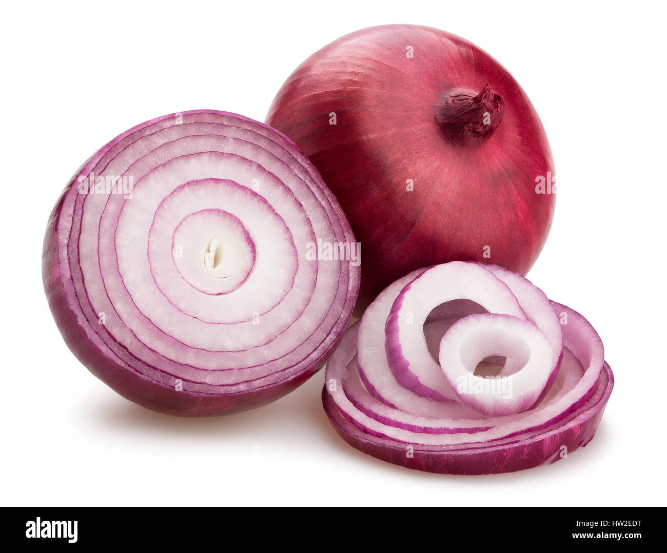 Halved red onion hi-res stock photography and images - Alamy