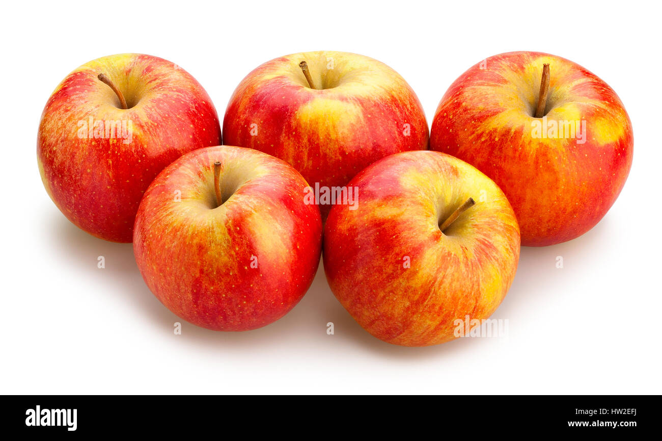 red apples isolated Stock Photo - Alamy