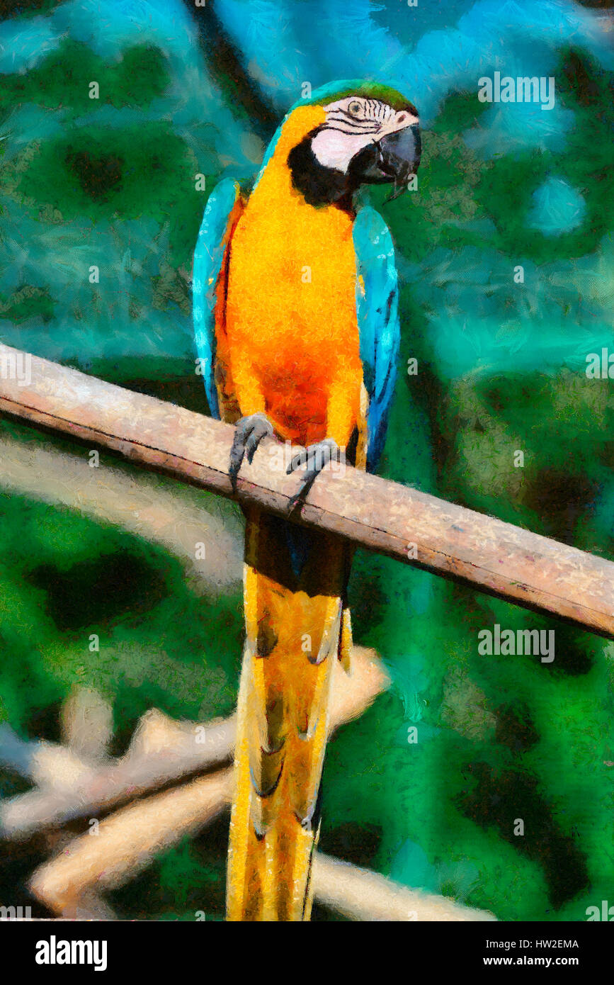 Gold animals painting hi-res stock photography and images - Alamy