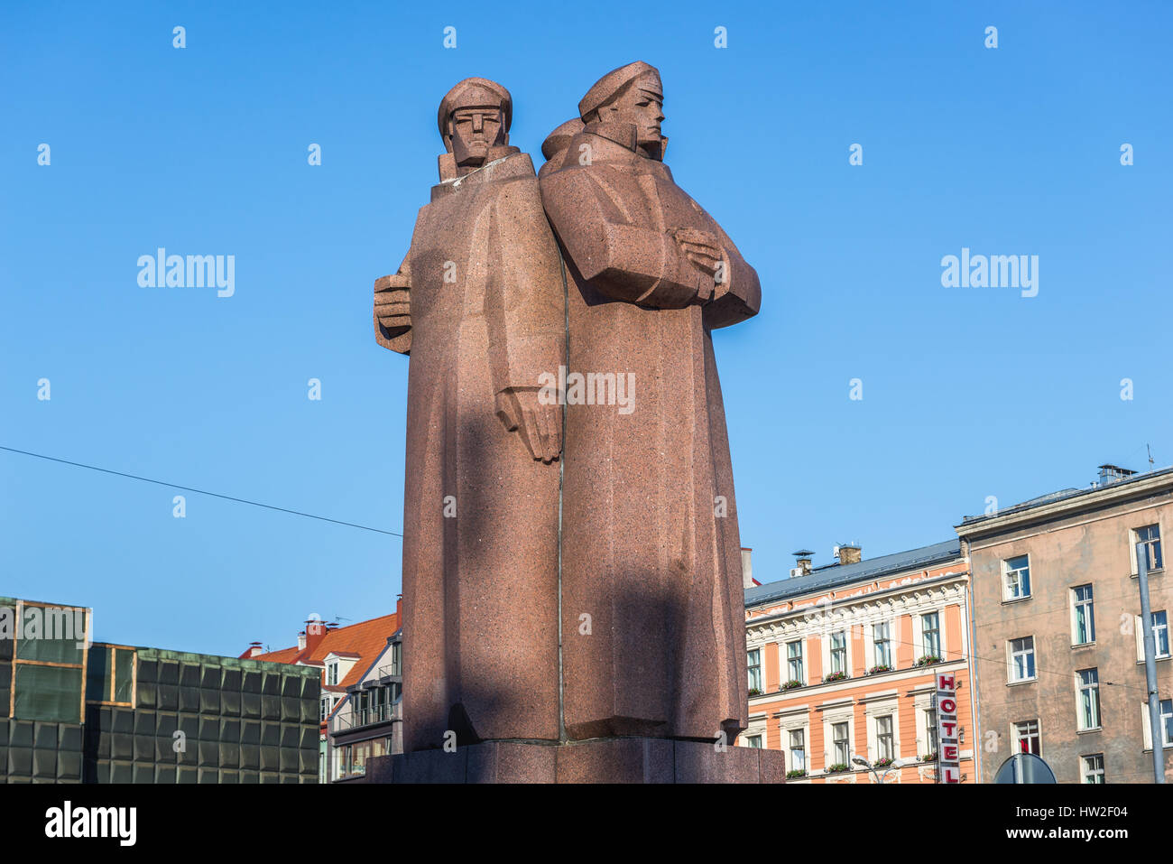 Monument of the Latvian Riflemen (military formation of the Imperial ...