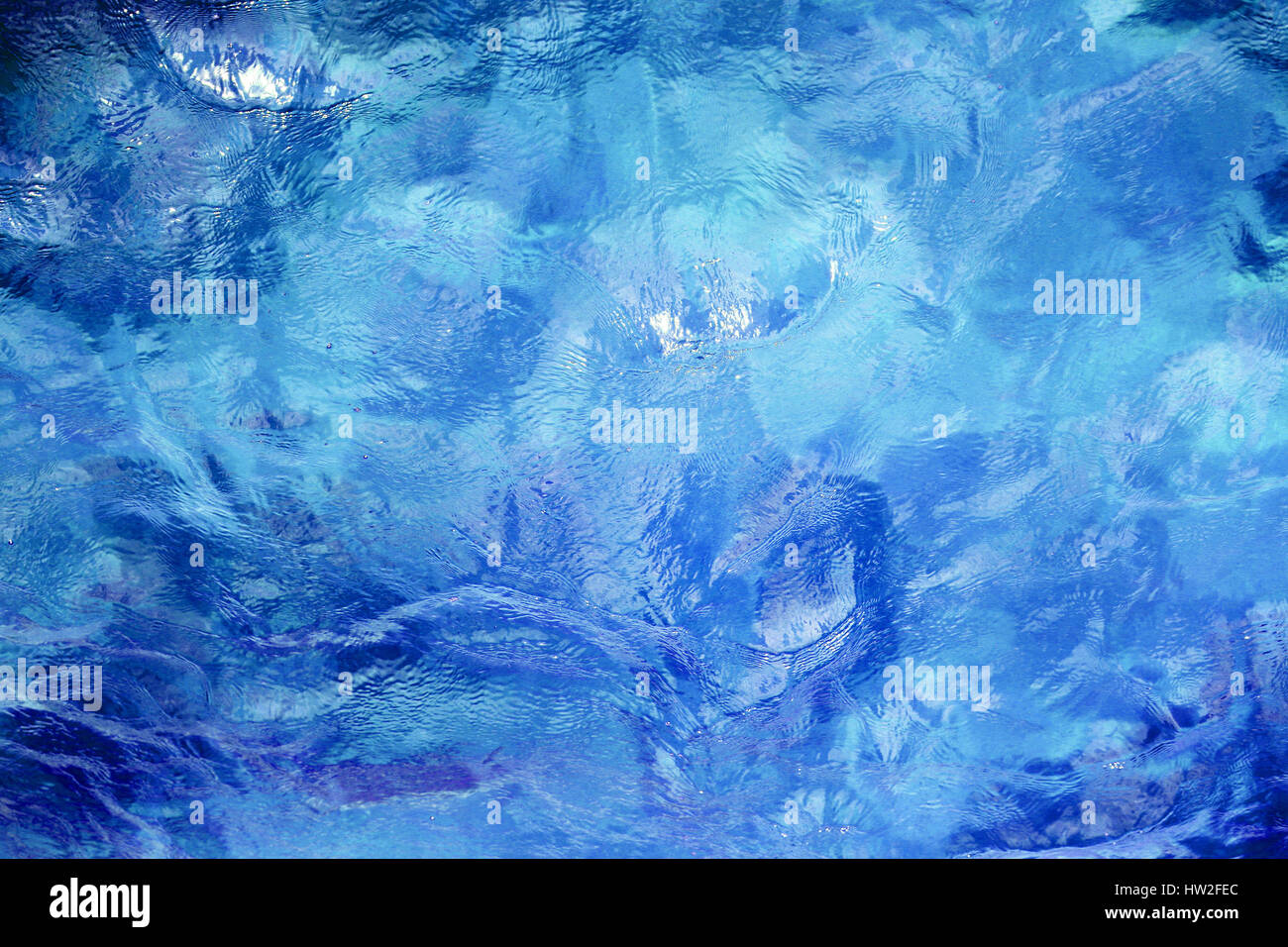 Beautiful blue sea water photographed close up Stock Photo - Alamy