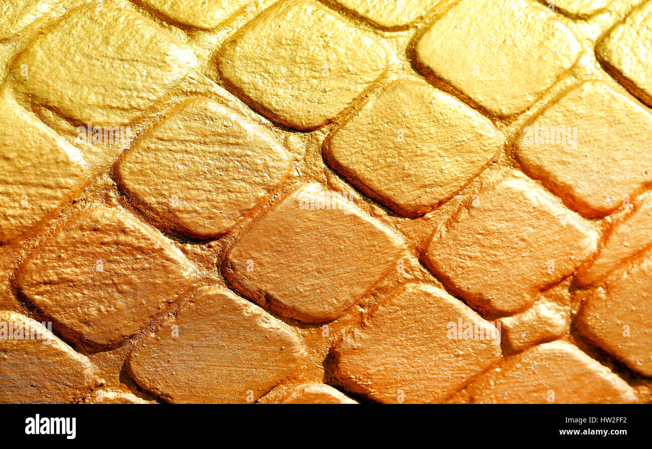 Beautiful Golden form of the building photographed in close-up Stock ...