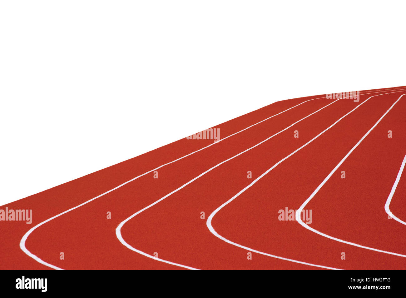 Running tracks, isolated perspective Stock Photo - Alamy