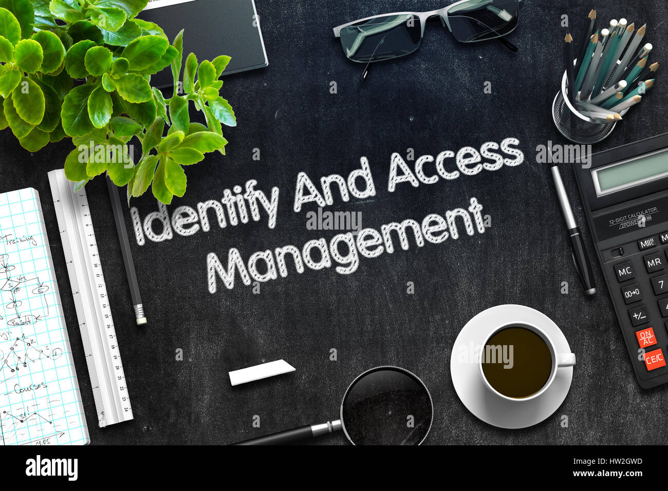 Identify And Access Management Concept. 3D render Stock Photo - Alamy