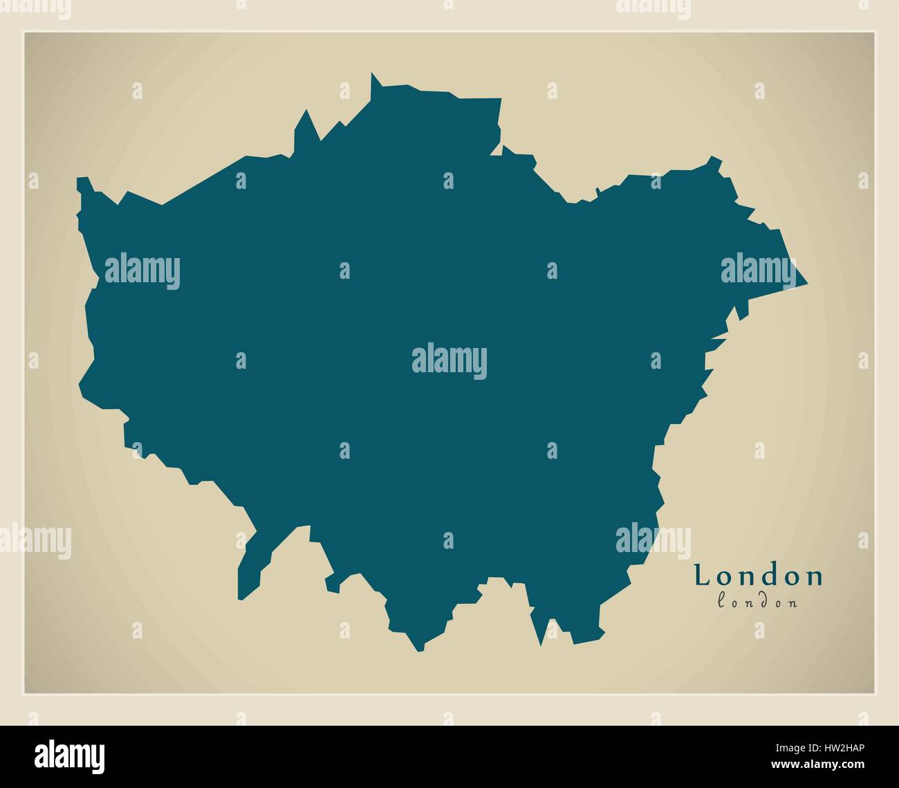 Modern Map - London Stock Vector Image & Art - Alamy