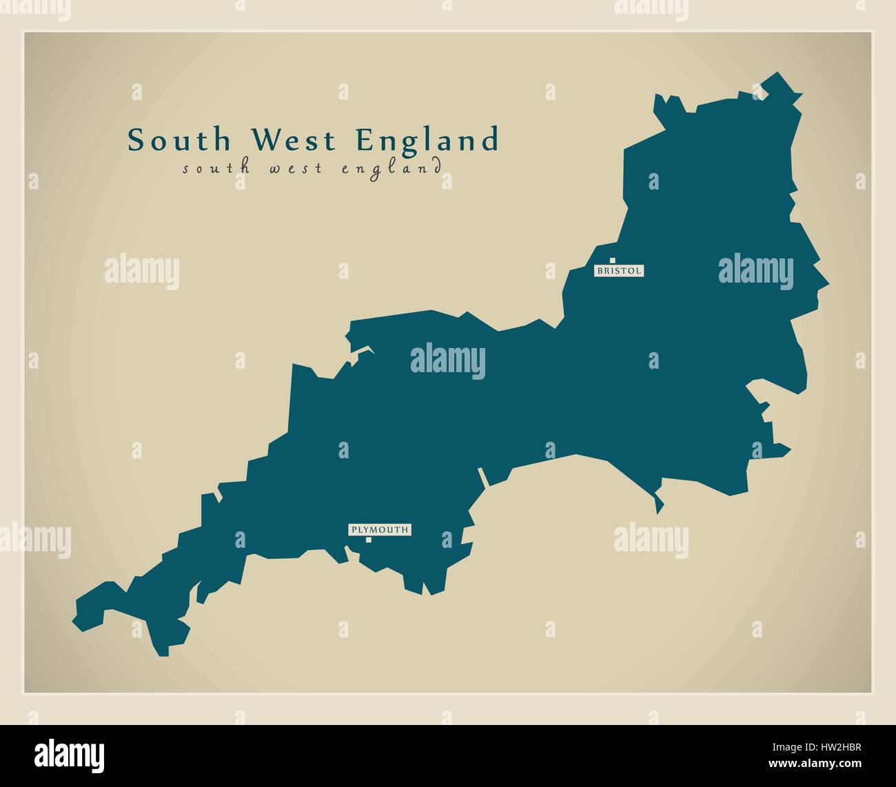 South west london map hi-res stock photography and images - Alamy