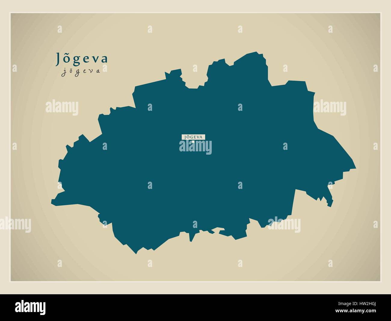 Map of jogeva hi-res stock photography and images - Alamy