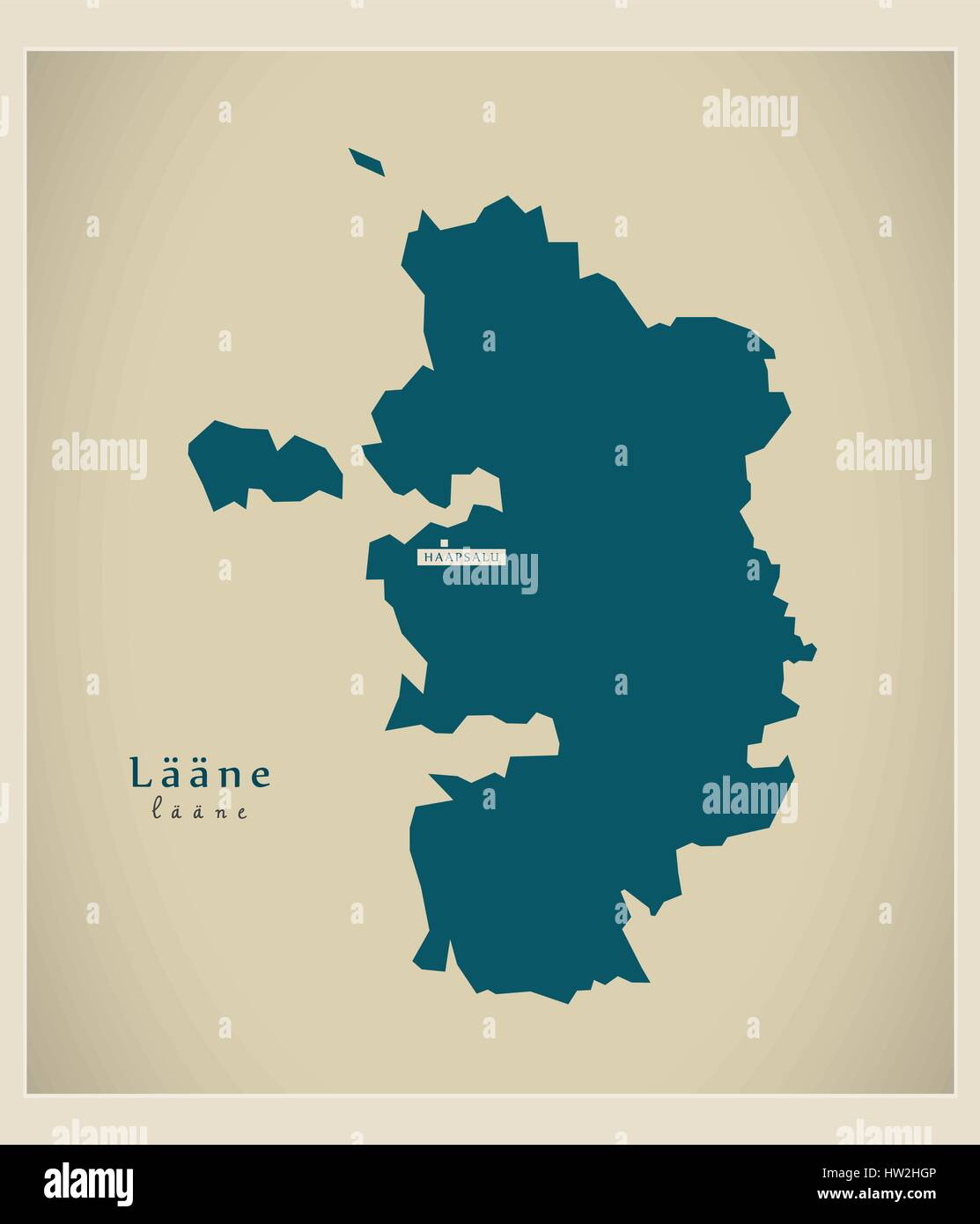 Laane map hi-res stock photography and images - Alamy