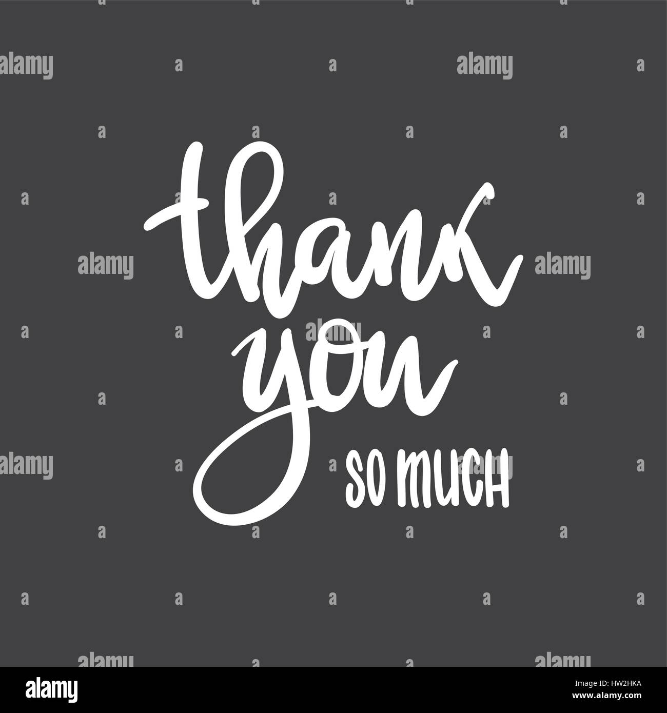 Thank handwritten chalk on Stock Vector Images - Alamy