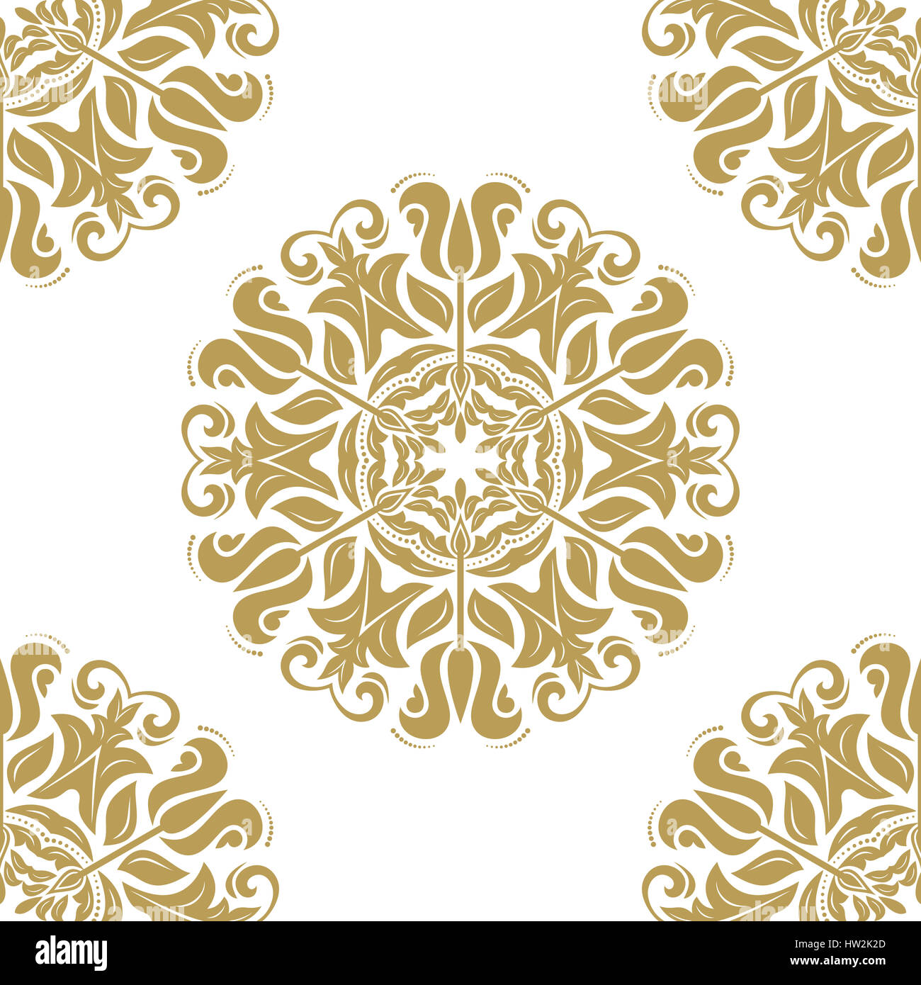 Seamless Baroque Pattern Stock Photo - Alamy