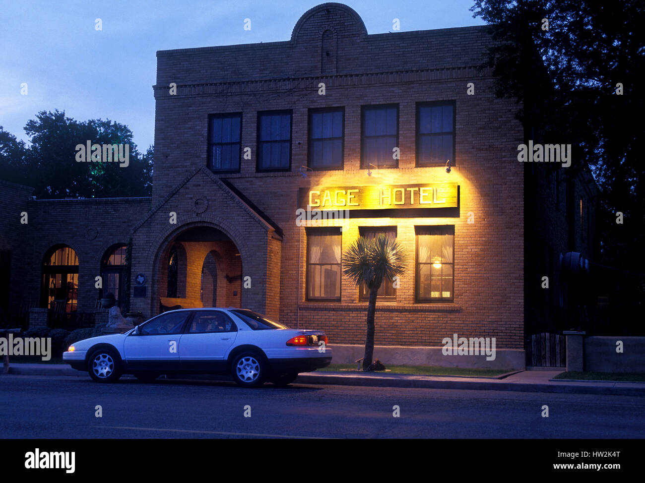 Gage Hotel Marathon Texas USA 1993 Stock Photo - Alamy