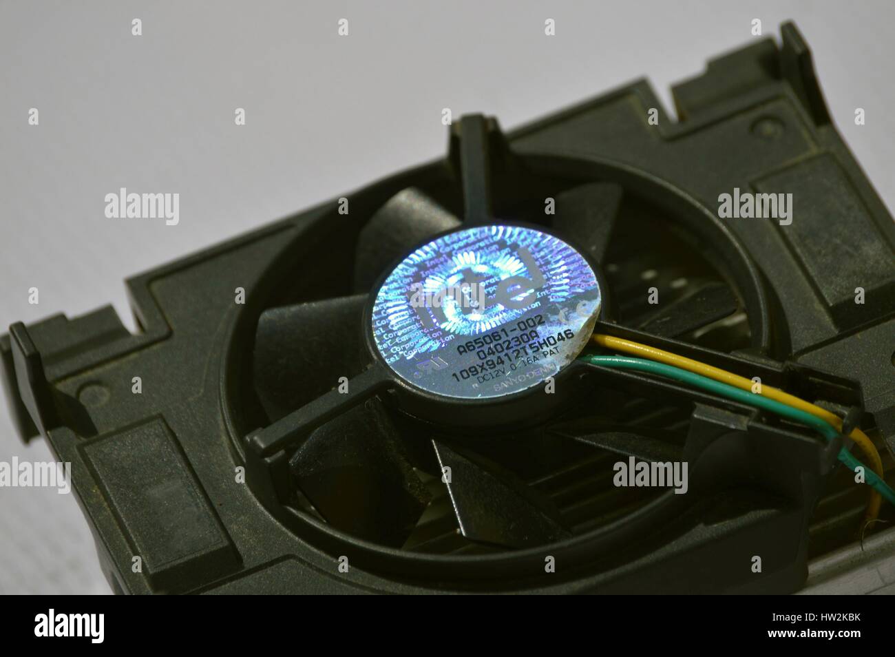 Microprocessor cooling fan Stock Photo - Alamy
