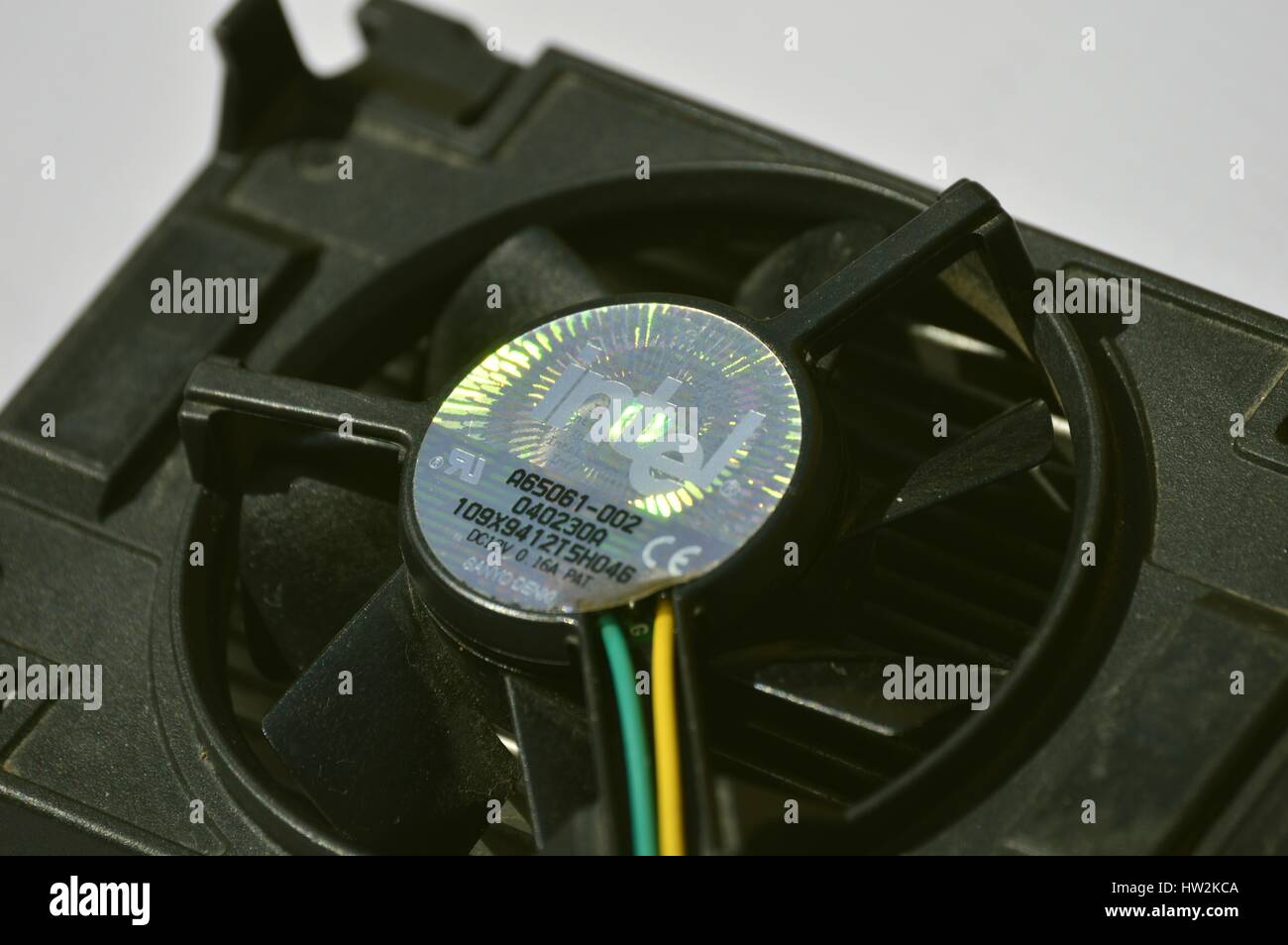 Microprocessor cooling fan Stock Photo - Alamy