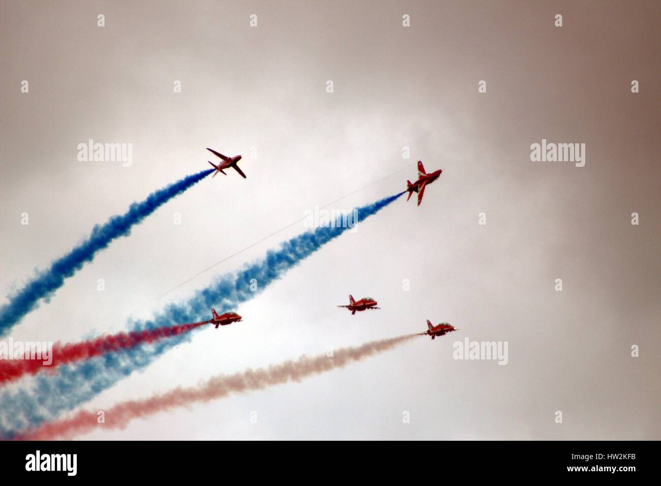 Red arrows blackpool tower hi-res stock photography and images - Alamy