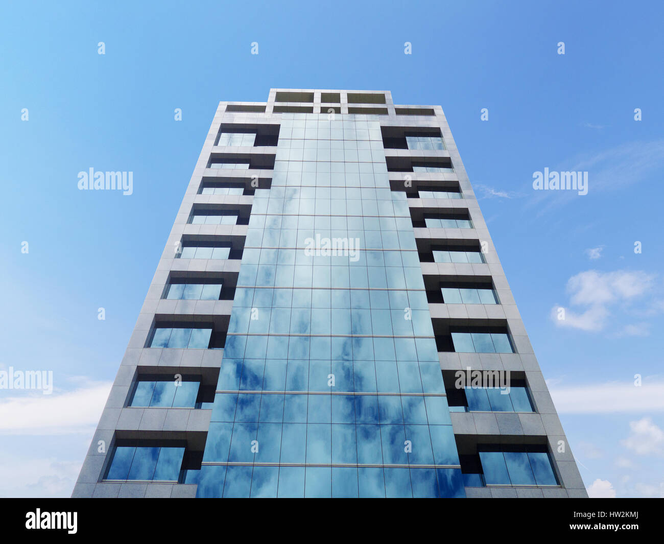 Modern office building with sky Stock Photo - Alamy